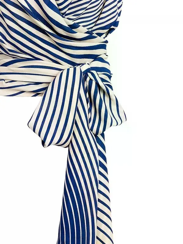Silvia Tcherassi Joaquina Stripe Print Blouse