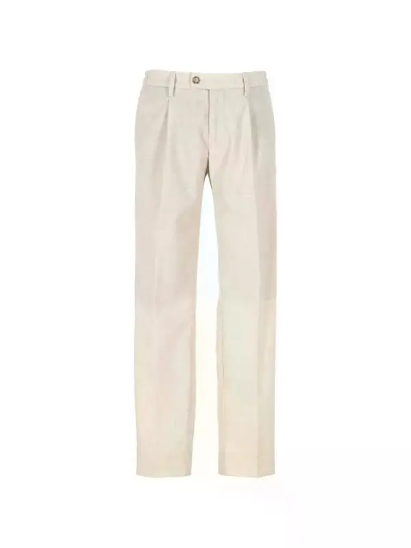 RE-HASH Pleated Straight-leg Trousers
