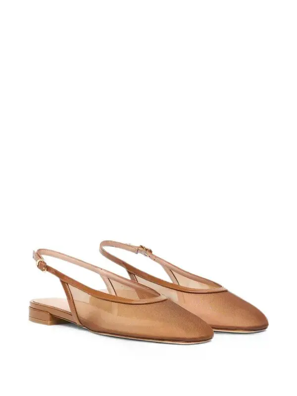 STUART WEITZMAN Mesh Slingback Ballet Flats