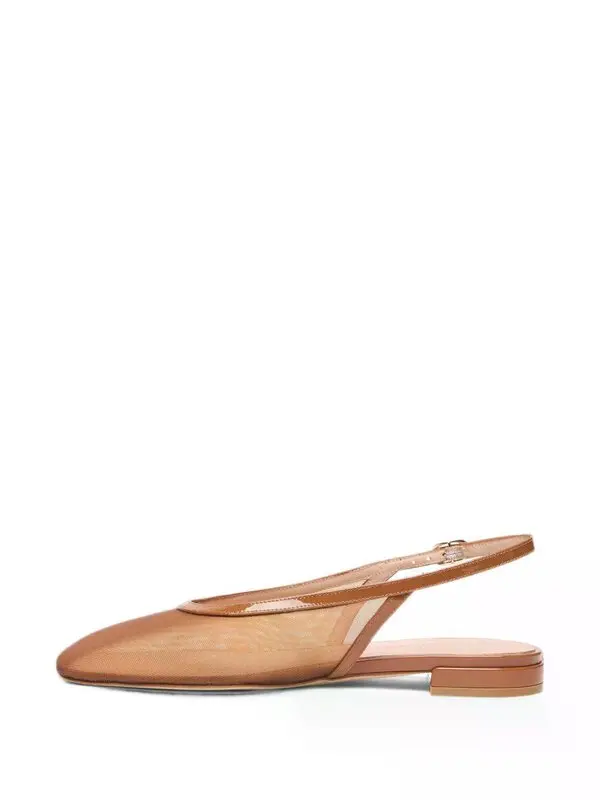 STUART WEITZMAN Mesh Slingback Ballet Flats