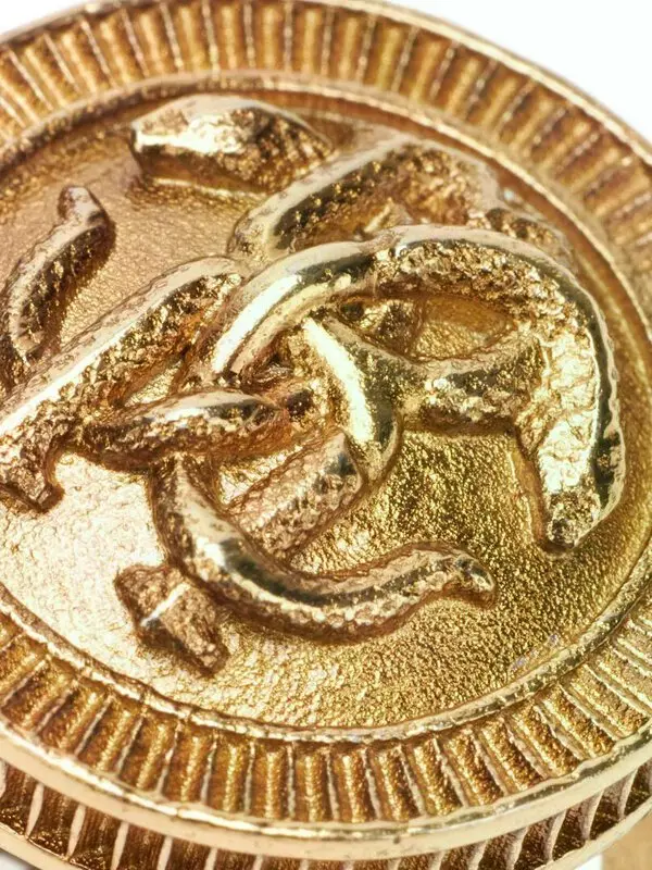 Roberto Cavalli Embossed Glass Ring