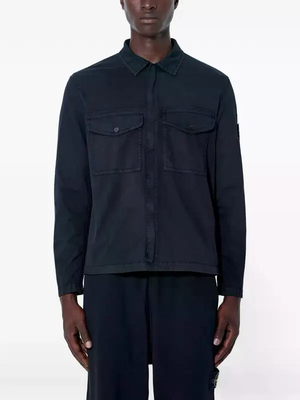 Stone Island Button-down Chest-pocket Shirt
