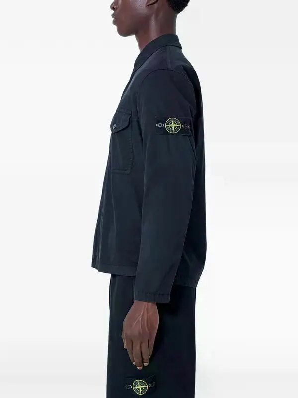 Stone Island Button-down Chest-pocket Shirt