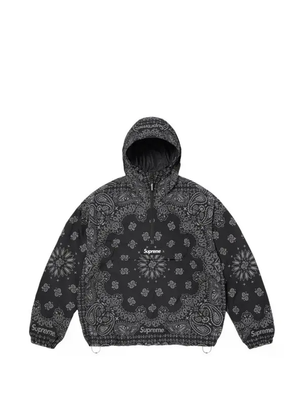 Supreme Reflective Bandana-print Hoodie