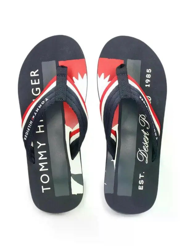 Tommy Hilfiger Logo Print Flip-flops