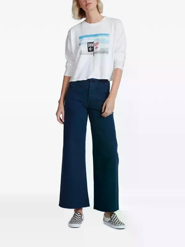 ASKK NY Graphic Print Long-sleeved T-shirt