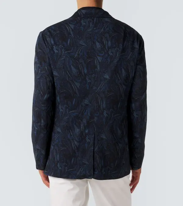 Etro Paisley Wool-blend Jacquard Blazer