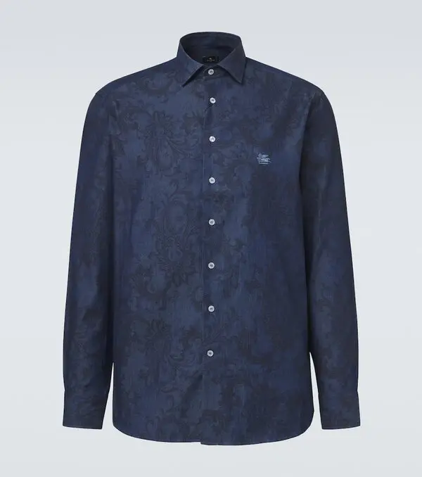 Etro Paisley Denim Shirt