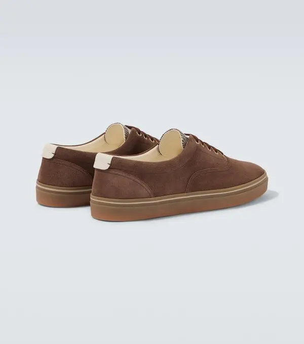 Brunello Cucinelli Suede Lace-up Sneakers