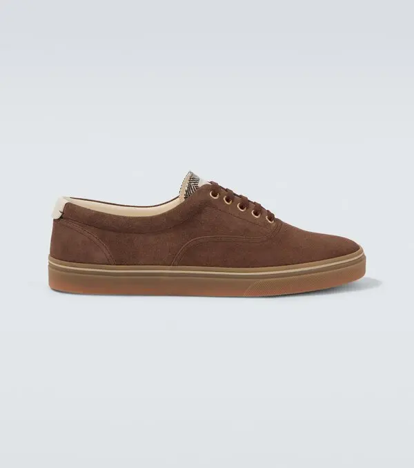 Brunello Cucinelli Suede Lace-up Sneakers