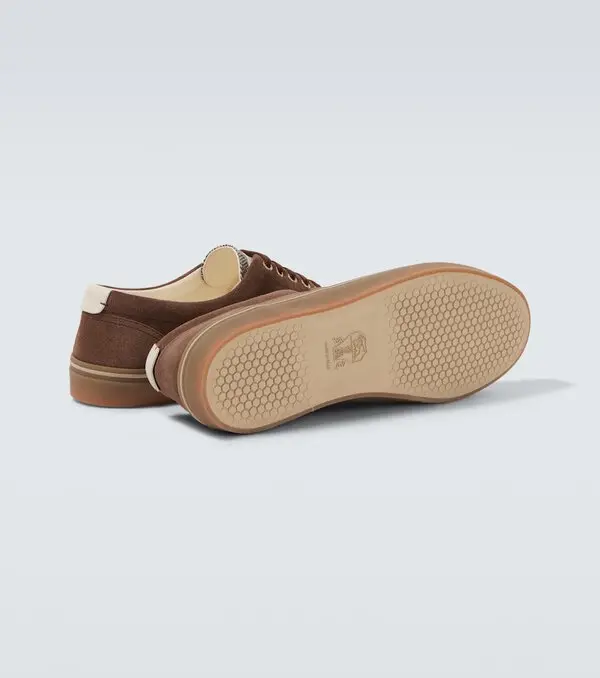 Brunello Cucinelli Suede Lace-up Sneakers