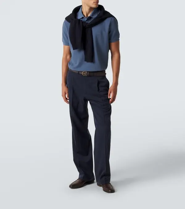 TOD'S Cotton Pique Polo Shirt