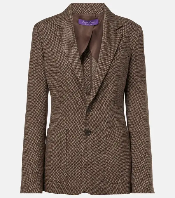 Ralph Lauren Hailey Wool, Silk, And Cashmere Blazer
