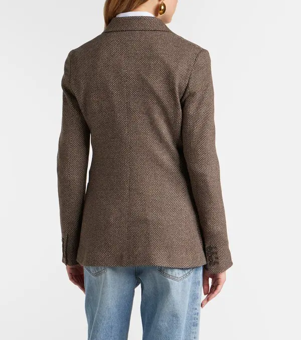 Ralph Lauren Hailey Wool, Silk, And Cashmere Blazer