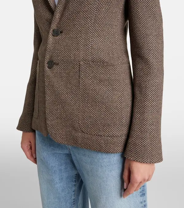 Ralph Lauren Hailey Wool, Silk, And Cashmere Blazer