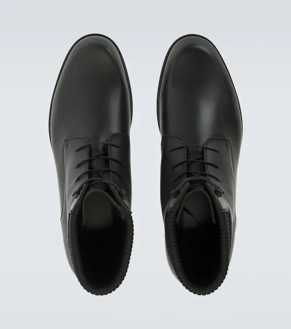 CHRISTIAN LOUBOUTIN Leather Lace-up Boots