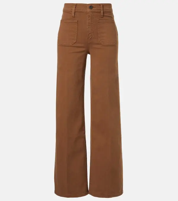 FRAME Le Slim Palazzo Wide-leg Jeans - Brown