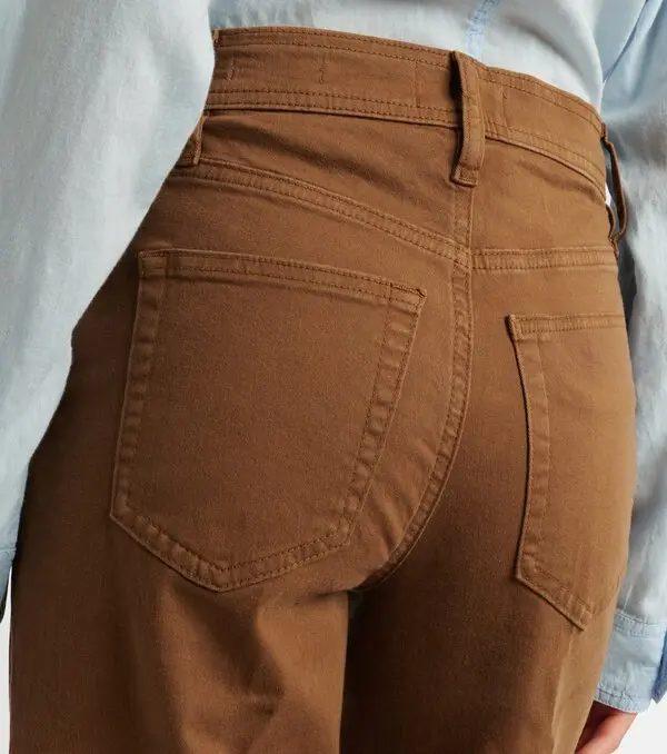FRAME Le Slim Palazzo Wide-leg Jeans - Brown