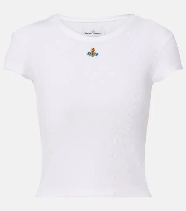VIVIENNE WESTWOOD Baby Peru Orb Jersey T-shirt - White