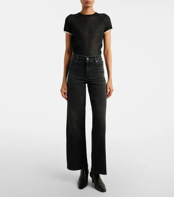 FRAME Le Slim Palazzo Wide-leg Jeans