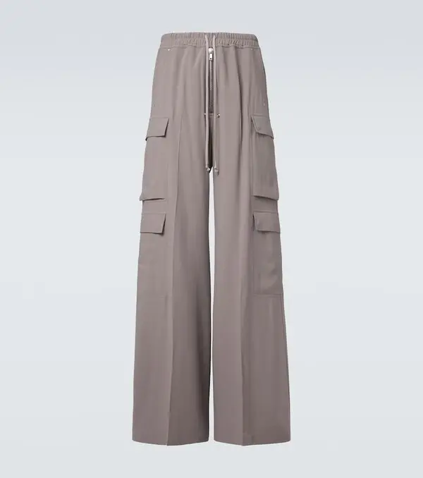 Rick Owens Cargobelas Cady Wide-leg Pants
