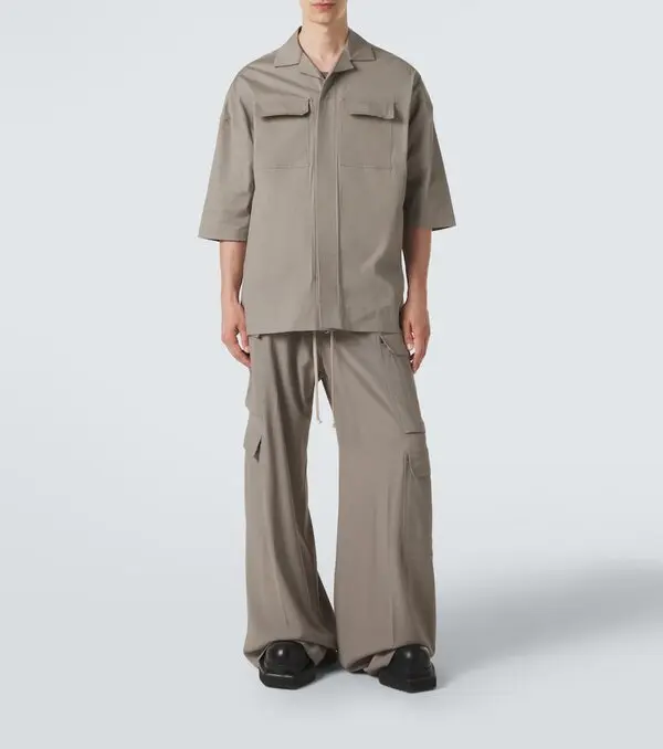Rick Owens Cargobelas Cady Wide-leg Pants