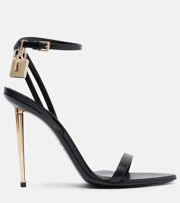 TOM FORD Padlock Leather Sandals