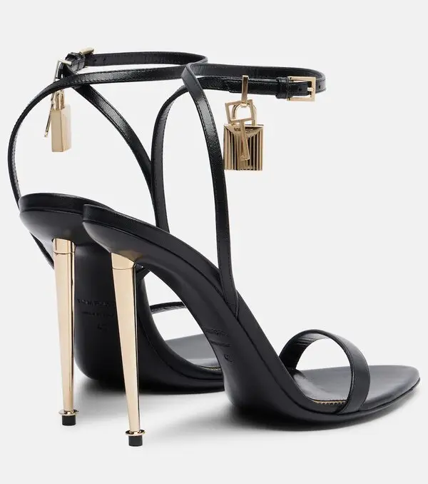 TOM FORD Padlock Leather Sandals