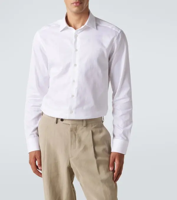 Etro Paisley Cotton Poplin Shirt