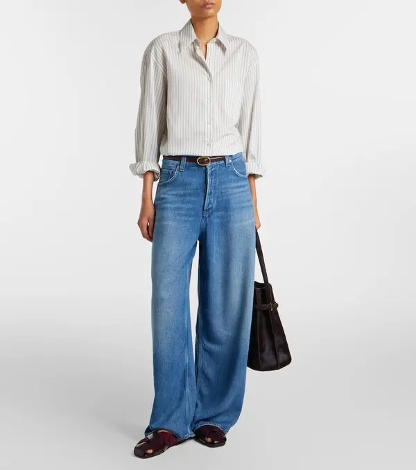 AGOLDE Rounded Baggy Wide-leg Jeans