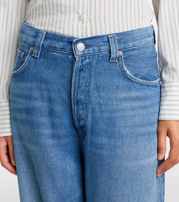 AGOLDE Rounded Baggy Wide-leg Jeans