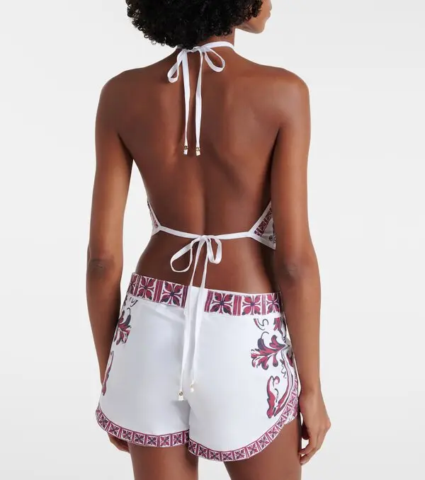 BANANHOT Gemine Printed Halterneck Top