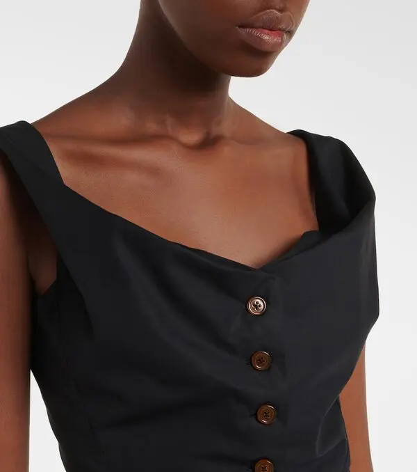 VIVIENNE WESTWOOD Cotton Button-down Top - Black