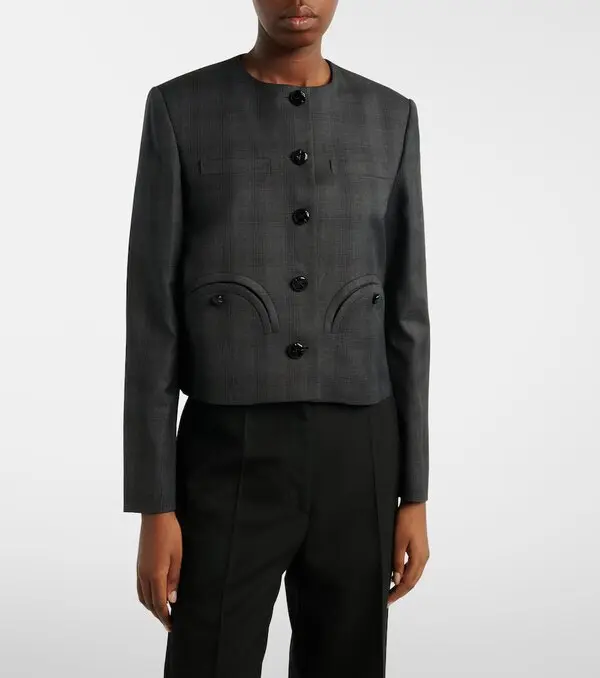 BLAZÉ MILANO Checked Virgin Wool Jacket