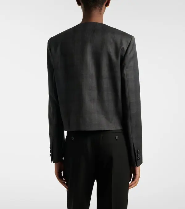 BLAZÉ MILANO Checked Virgin Wool Jacket