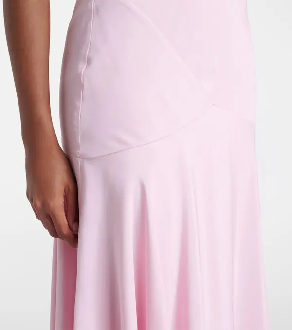 RODARTE Silk Crepe Midi Skirt