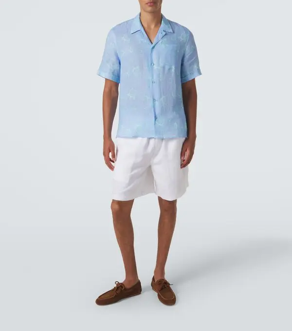 Vilebrequin Printed Linen Shirt