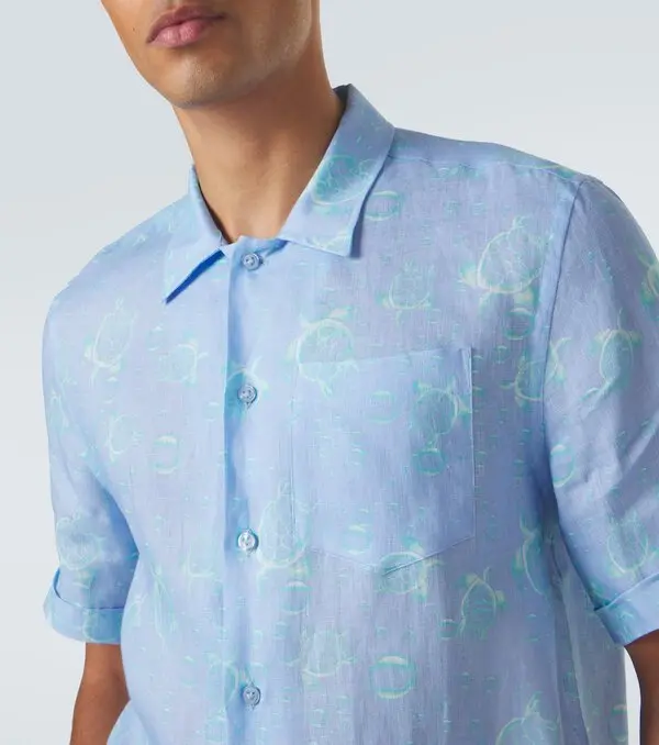 Vilebrequin Printed Linen Shirt