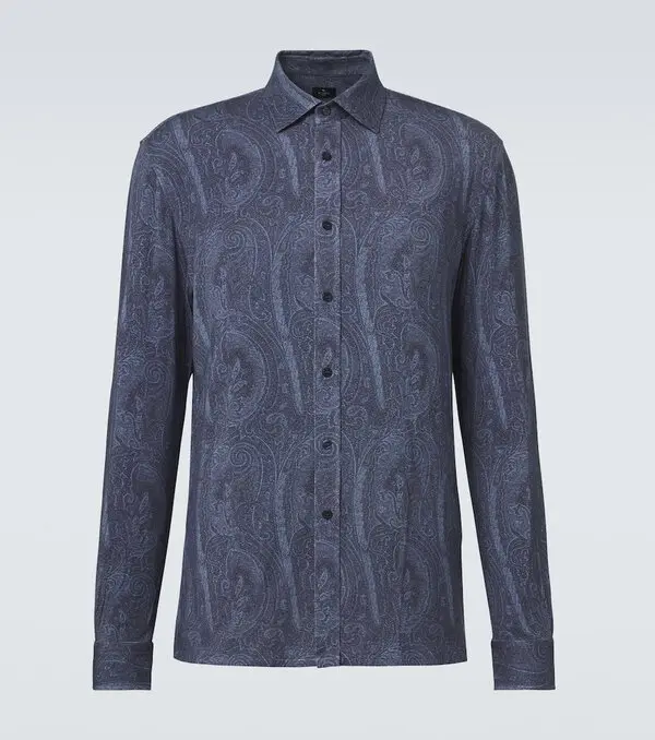 Etro Paisley Jersey Shirt