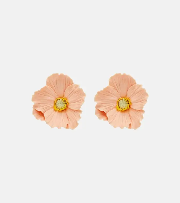 JENNIFER BEHR Demetria Floral Earrings - Pink