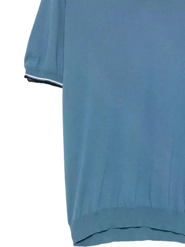 GRAN SASSO Contrast-trim Short-sleeve T-shirt
