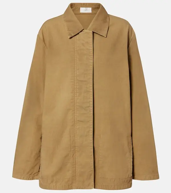 THE ROW Baeza Cotton Jacket - Beige