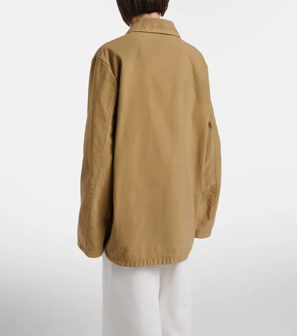 THE ROW Baeza Cotton Jacket - Beige