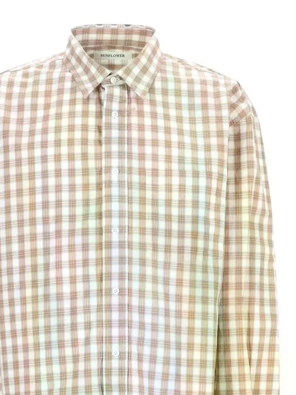 SUNFLOWER Checked Cotton Shirt