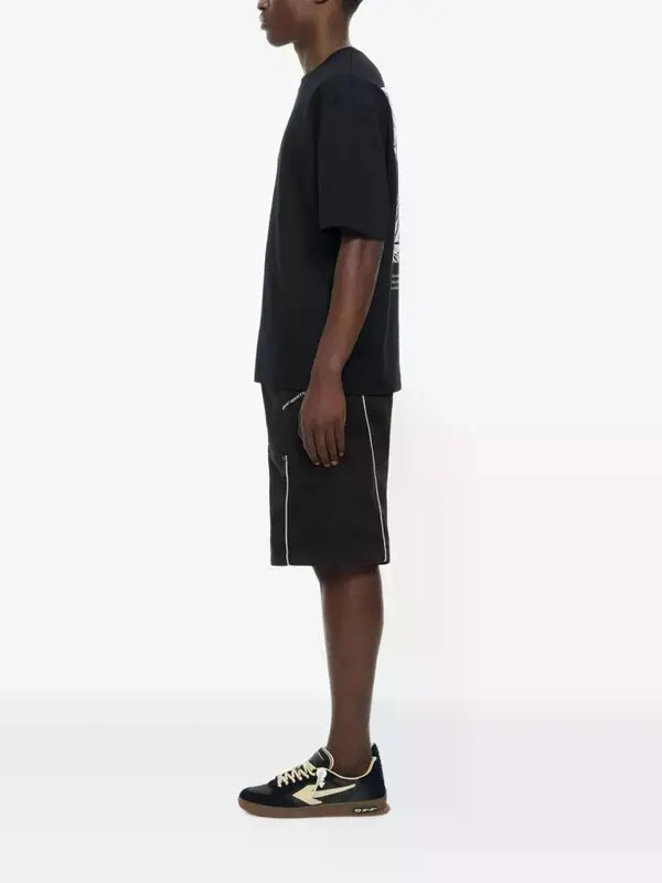 Off-White Logo-print Panelled Shorts