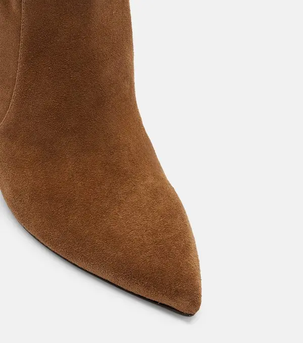 Paris Texas Stiletto Suede Knee-high Boots