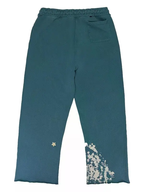 PALY My Dream Star-embellished Teal Track Pants - Blue
