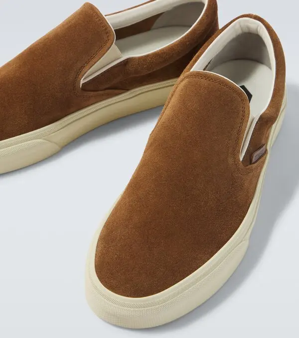 TOM FORD Jude Suede Slip-on Sneakers