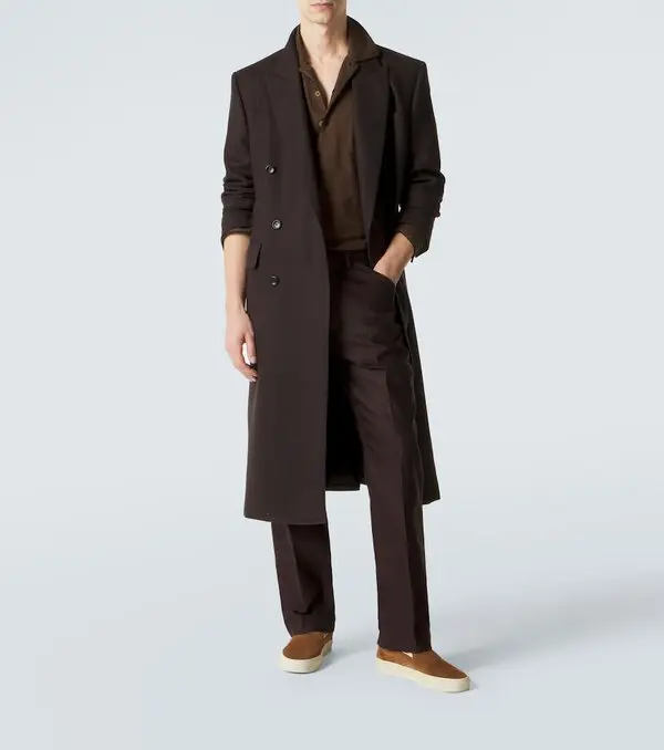 TOM FORD Jude Suede Slip-on Sneakers