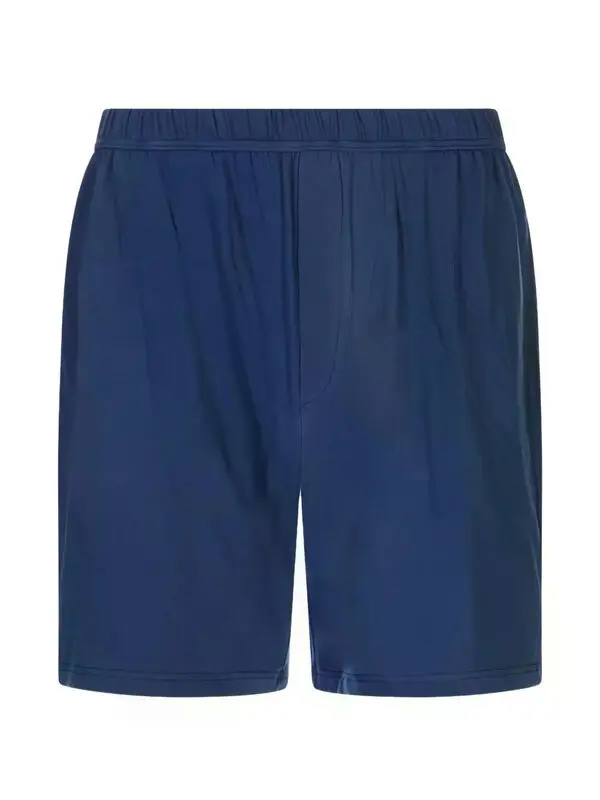 Kiton Logo Embroidered Shorts